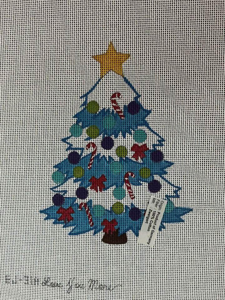 Funky Christmas Tree Blue – What's the Point?