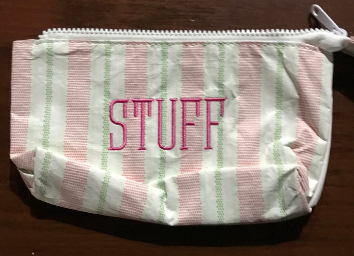 Small Attic Bag - Pink/green – What's the Point?